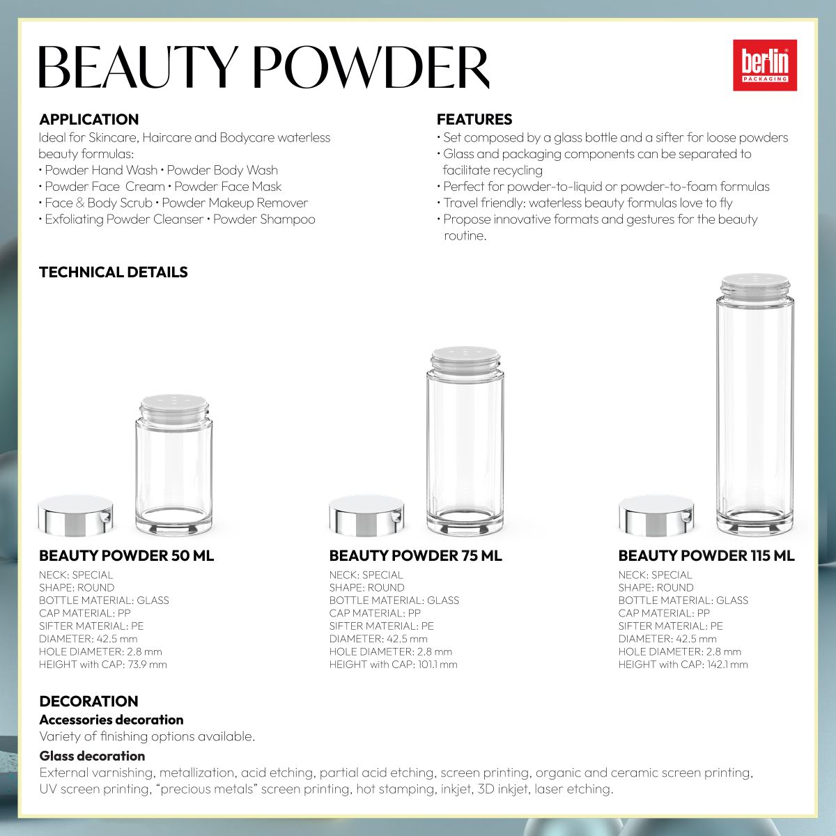 Beauty Powder - Beauty - Collections | Berlin Packaging