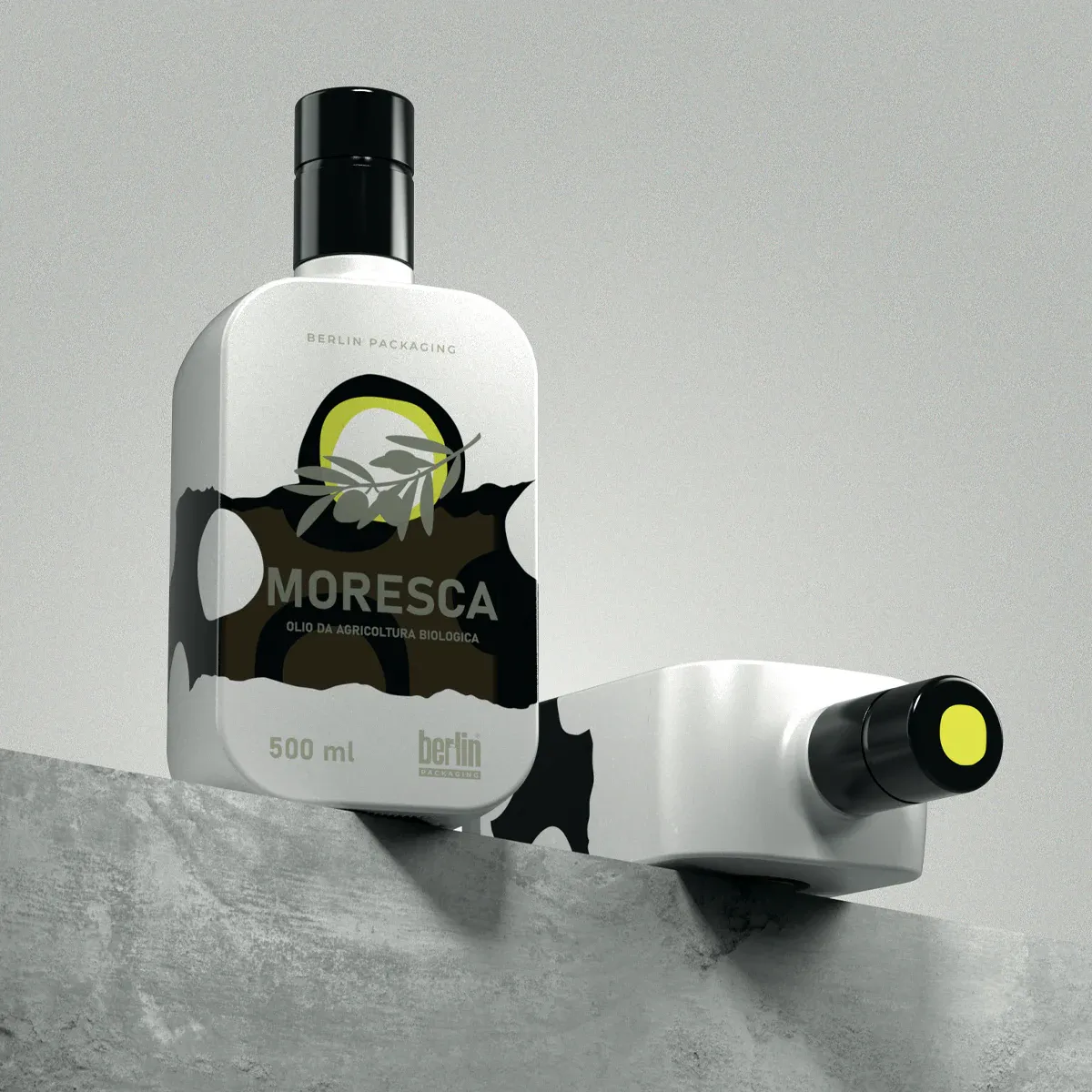 MORESCA | SCULPTED ELEGANCE FOR PREMIUM OILS | Berlin Packaging