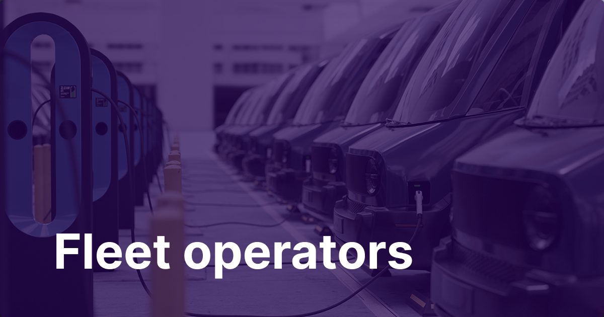 Easy EV charge management for fleets | E-Flux by Road