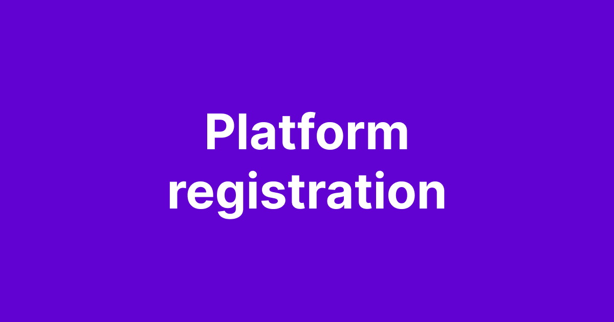 E-mobility platform registration | E-Flux by Road