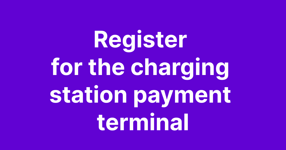 Onboard your payment terminal | E-Flux by Road