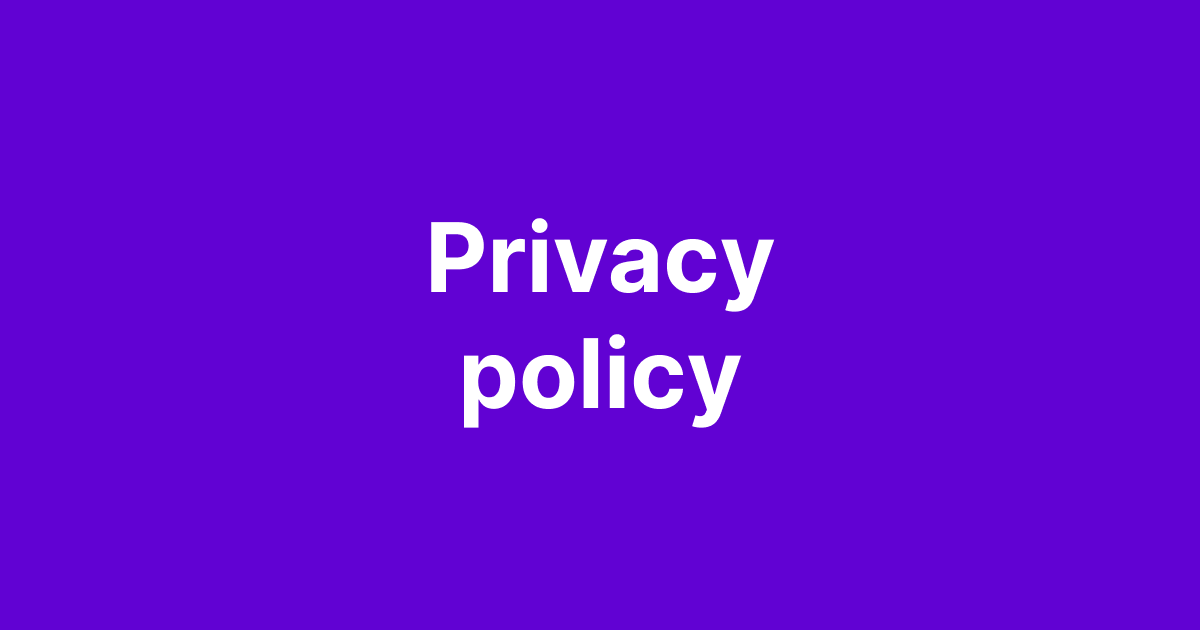 Privacy policy | E-Flux by Road