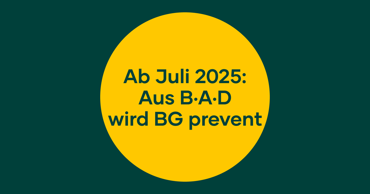 BAD GmbH | BG prevent