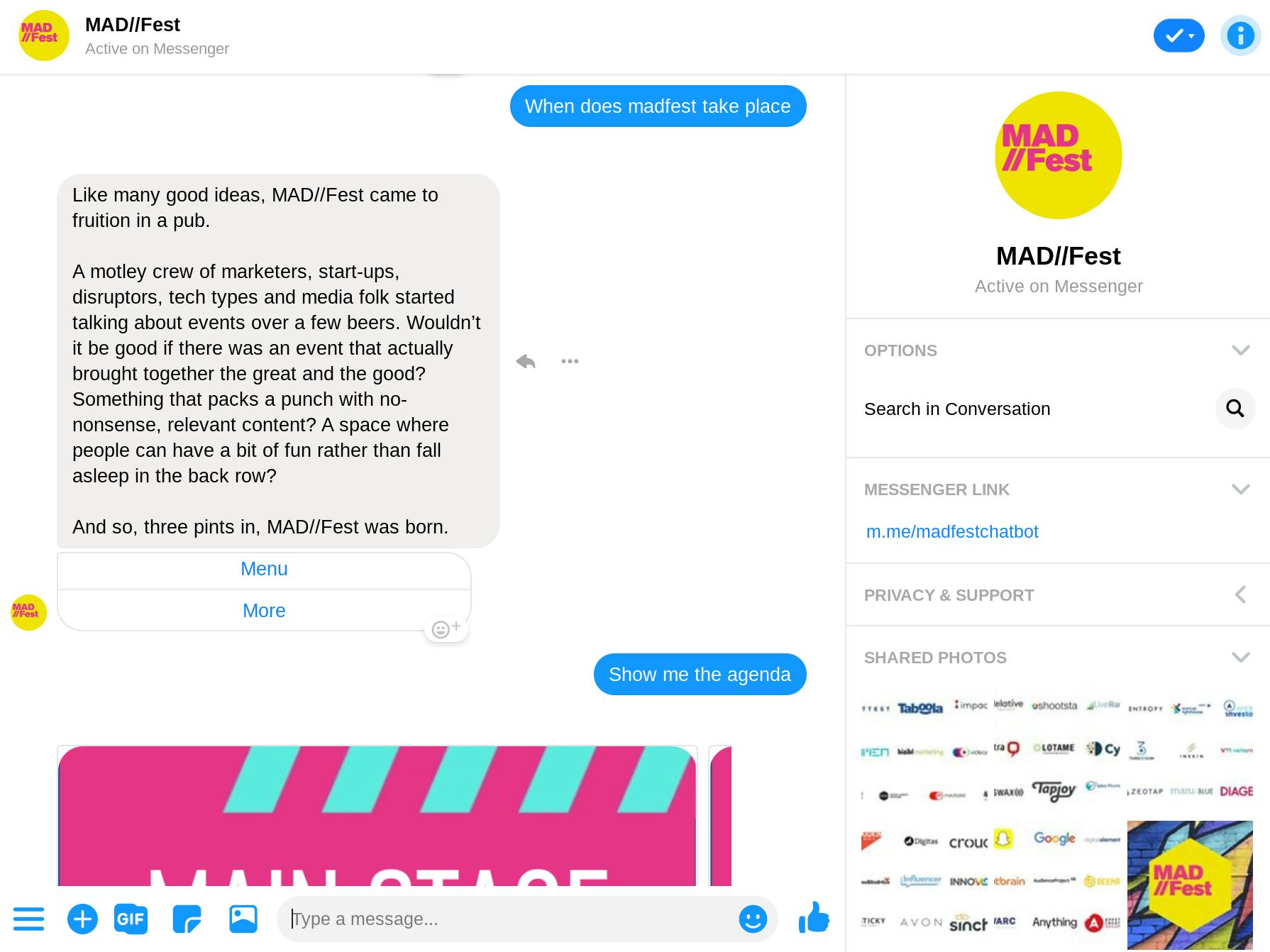 The MAD//bot is alive | MAD//Fest