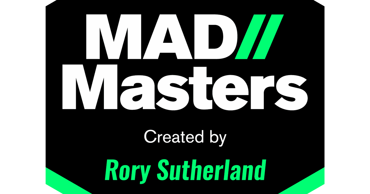 MAD//Masters By Rory Sutherland - What Is It And How Does It Work ...