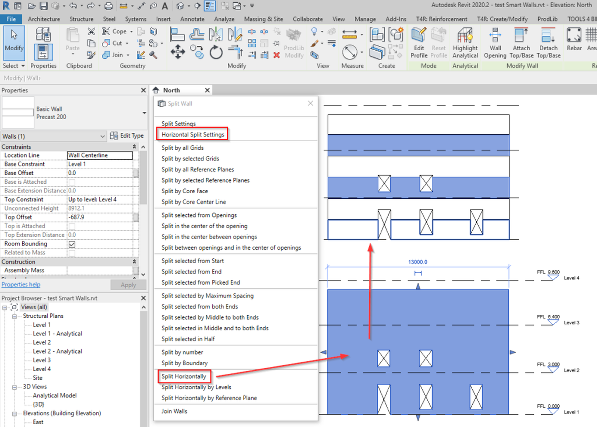 New Ways to Split Revit Walls Vertically & Horizontally with Smart ...