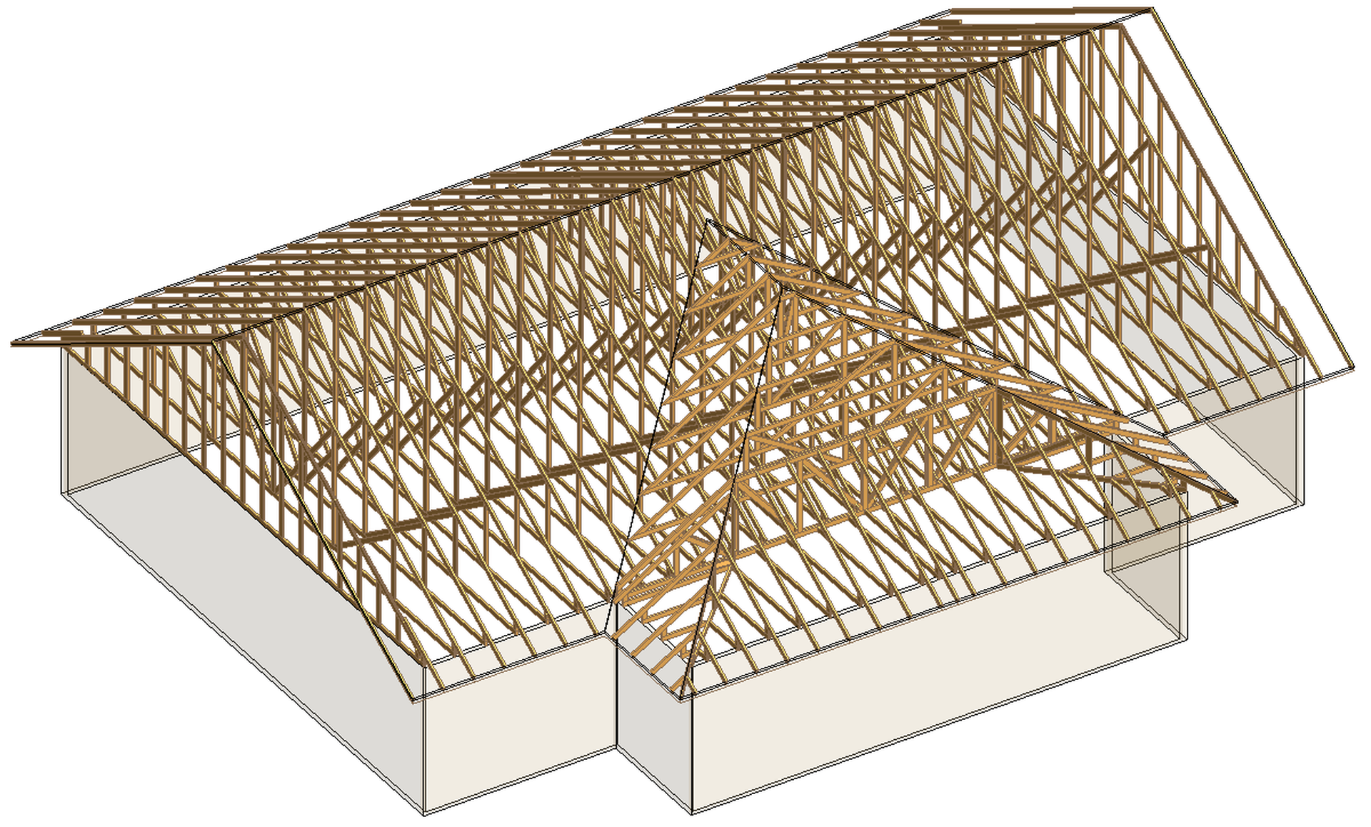 Auto-generate complex roof truss systems in Revit (Wood Framing ...