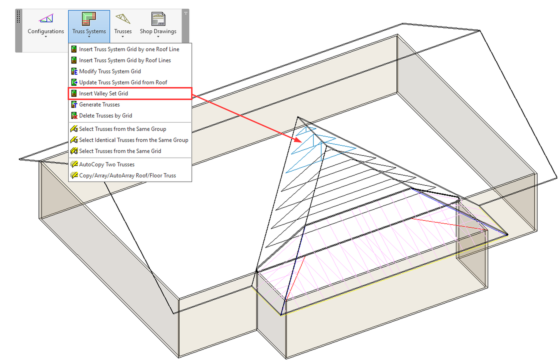 Auto-generate complex roof truss systems in Revit (Wood Framing ...
