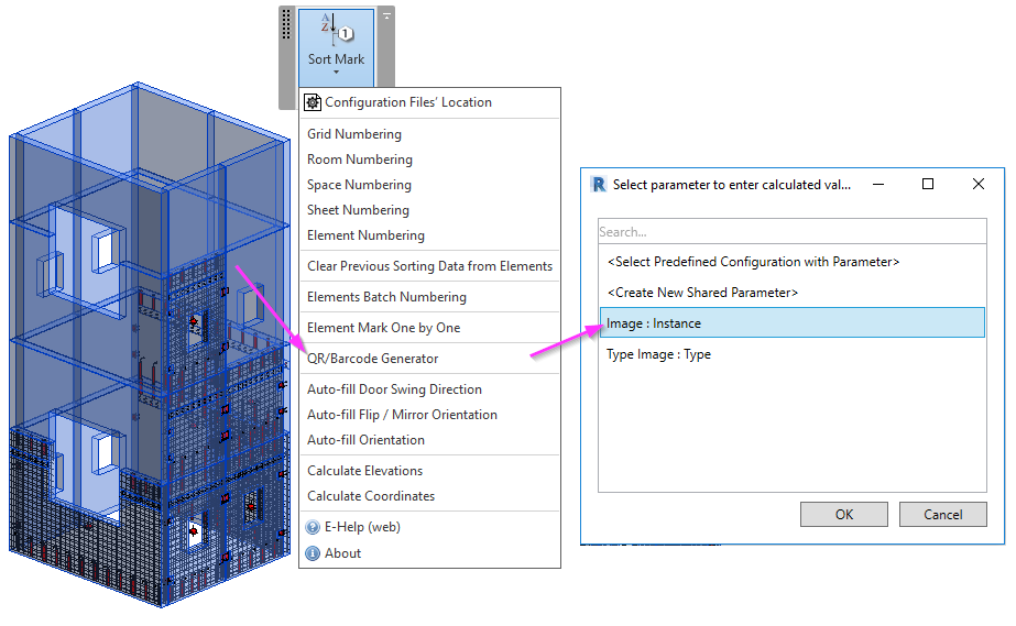 How to make QR/barcodes for precast concrete elements in Revit | ARKANCE