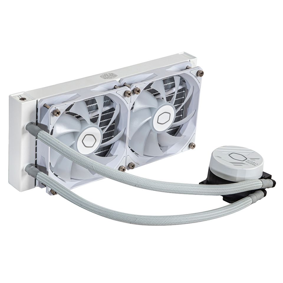 MasterLiquid 240L Core ARGB White CPU Liquid Cooler | Cooler Master