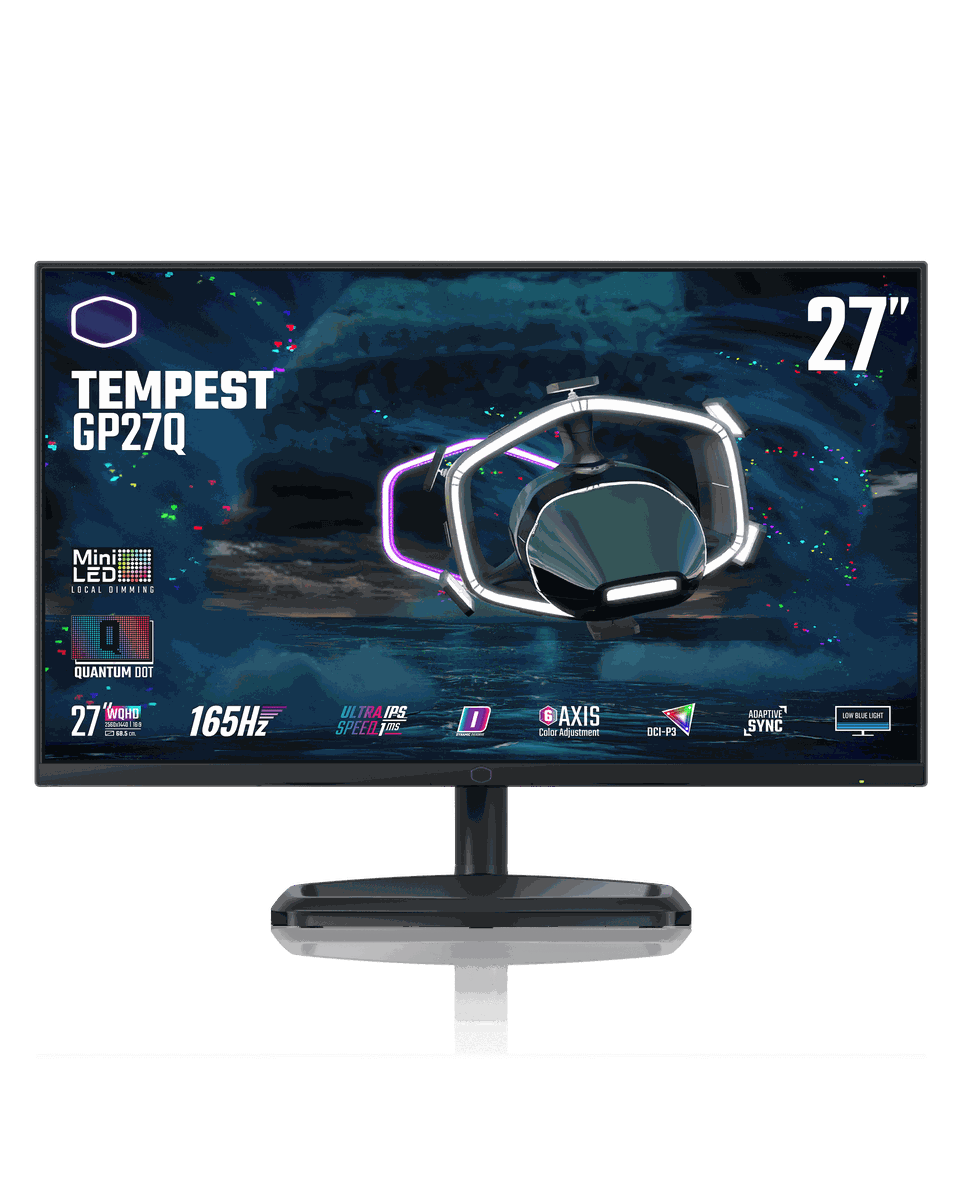 Tempest GP27Q Quantum Dot MiniLED Gaming Monitor | Cooler Master