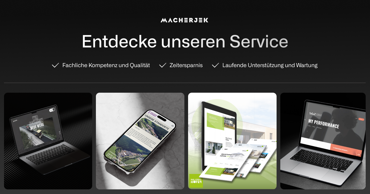 KI-Agentur für verbesserte Unternehmensprozesse | Macherjek GmbH