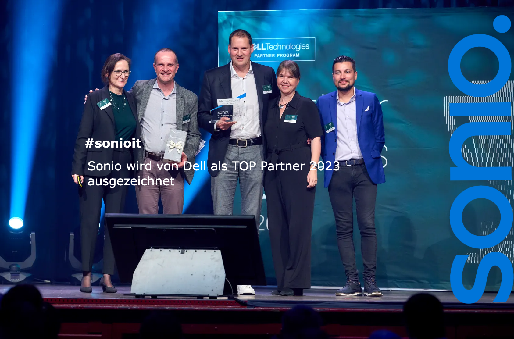 Sonio wird als Top Partner der DELL 2023 ausgezeichnet
