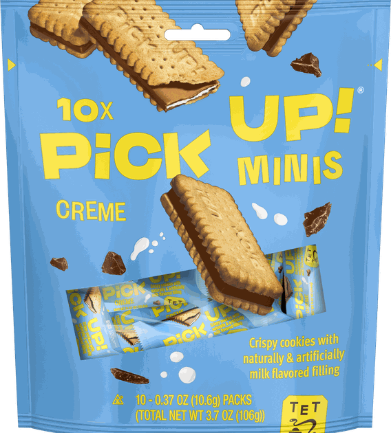 PiCK UP! Minis Creme | Crispy cookies with filling - Bahlsen