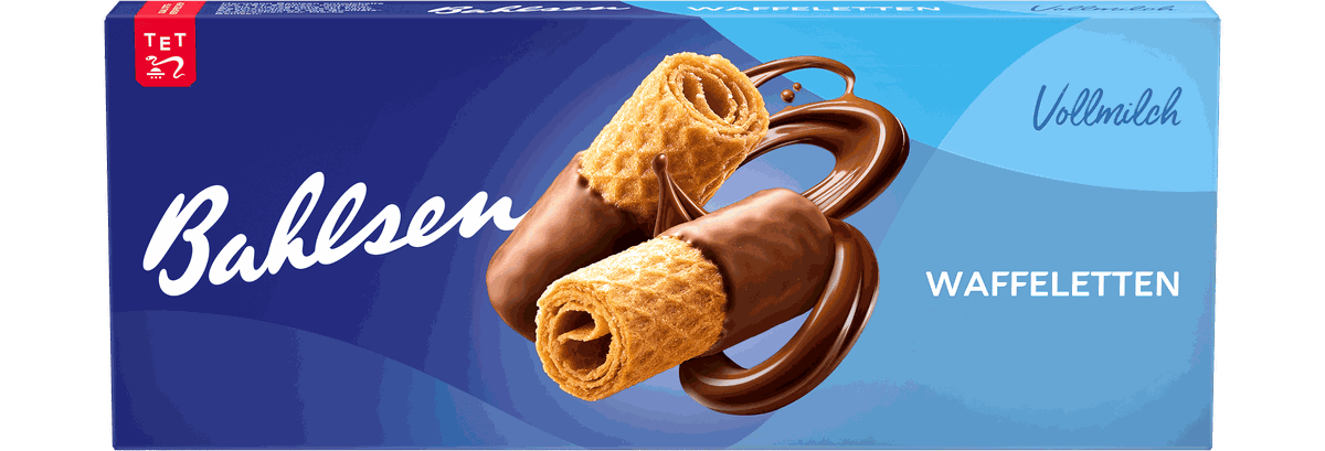 Bahlsen Waffeletten Vollmilch: Feine Waffelröllchen - Bahlsen