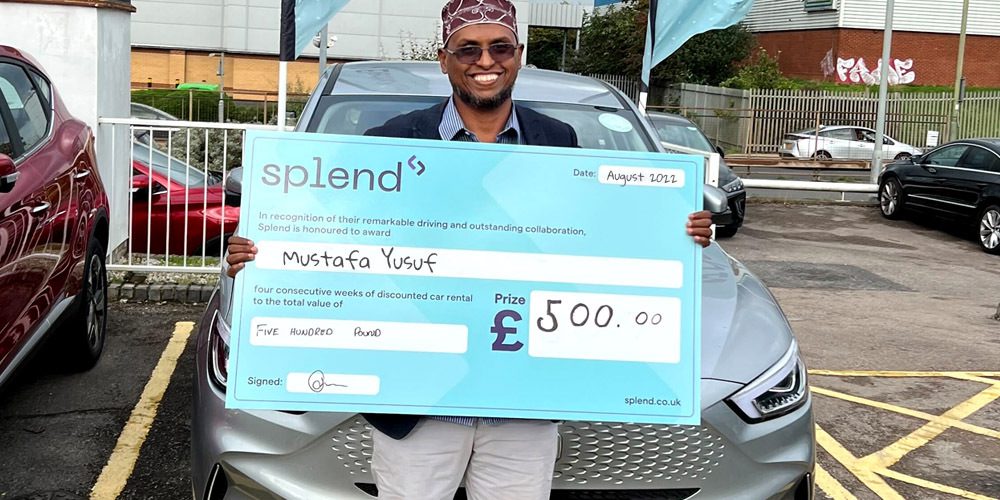 Meet Mustafa, Splend's August’s £500 Customer Reward Winner