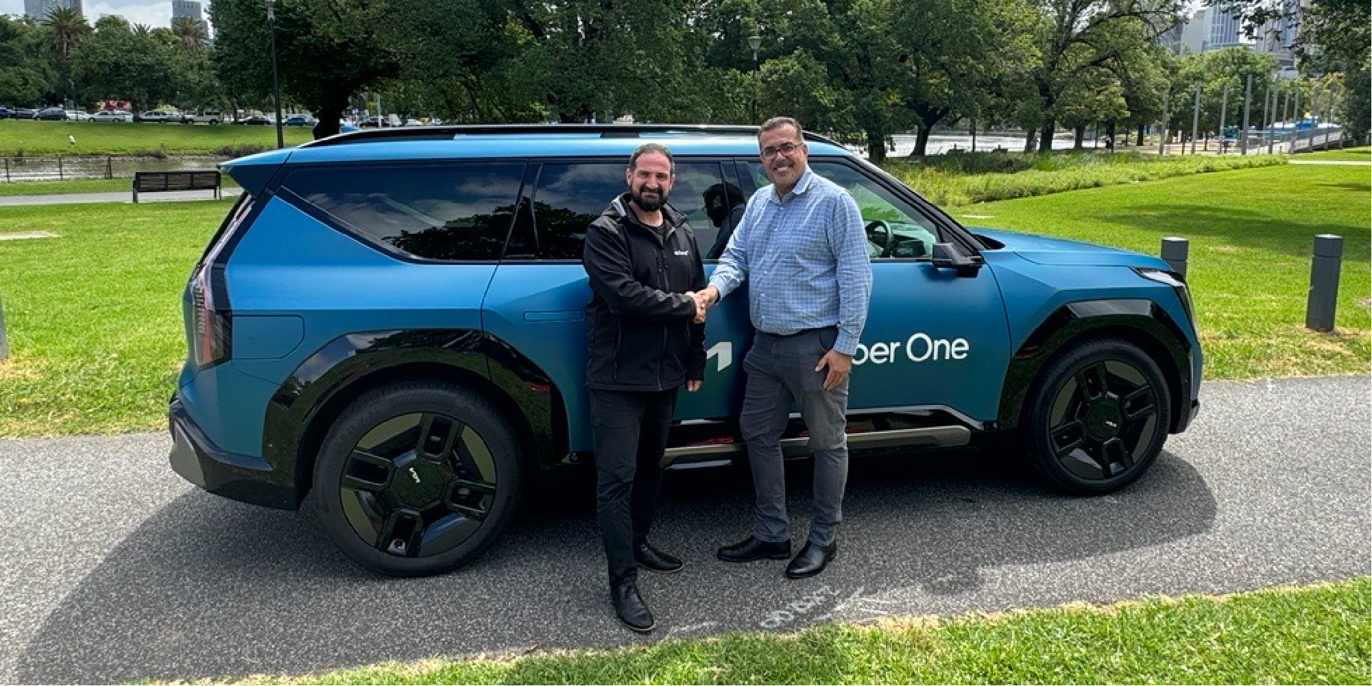 Driving the Kia EV9 for Australian Open | Splend Blog