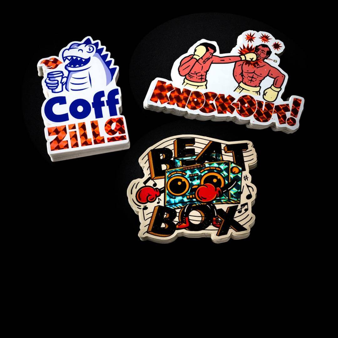 Stickers prismatiques - Livraison gratuite - StickerApp