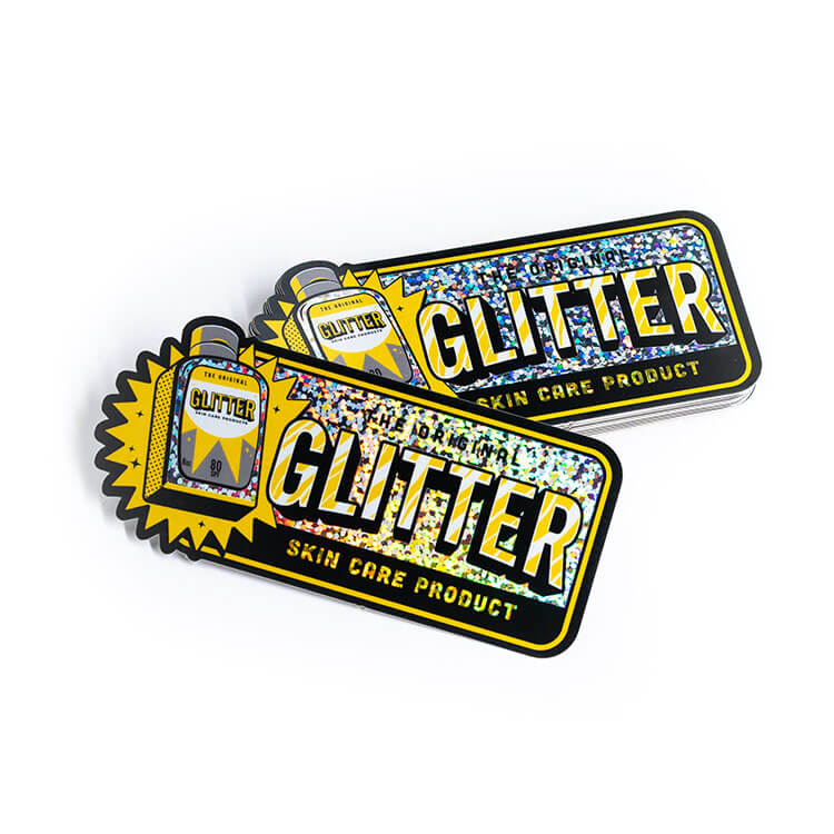 Custom Glitter Stickers - Sparkling spots - StickerApp