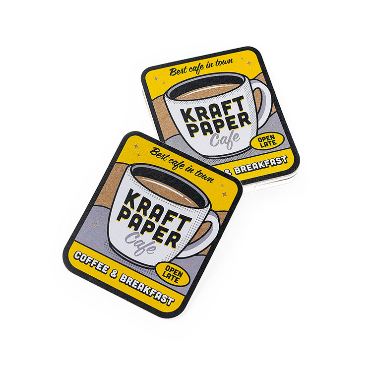 Custom Kraft Paper Sticker - 100% recycled - StickerApp