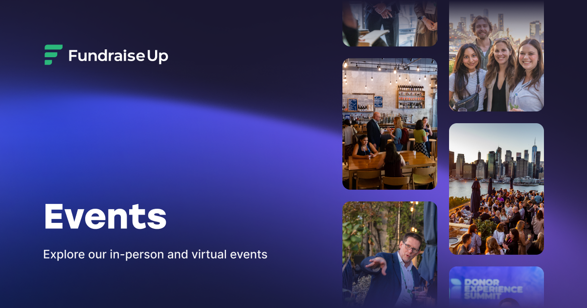 Events: learn, connect, and innovate for your fundraising success ...