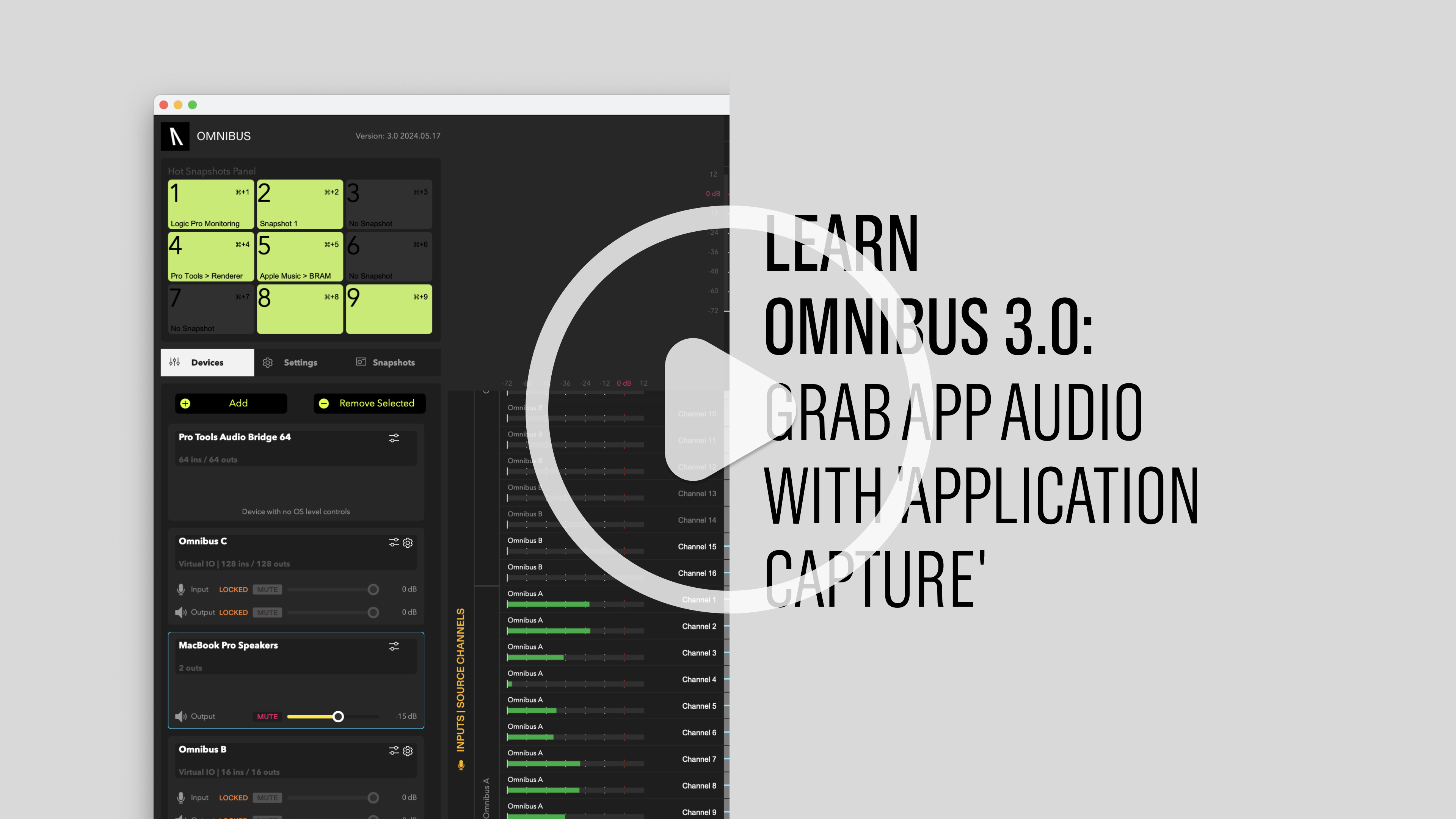 USING APPLICATION CAPTURE