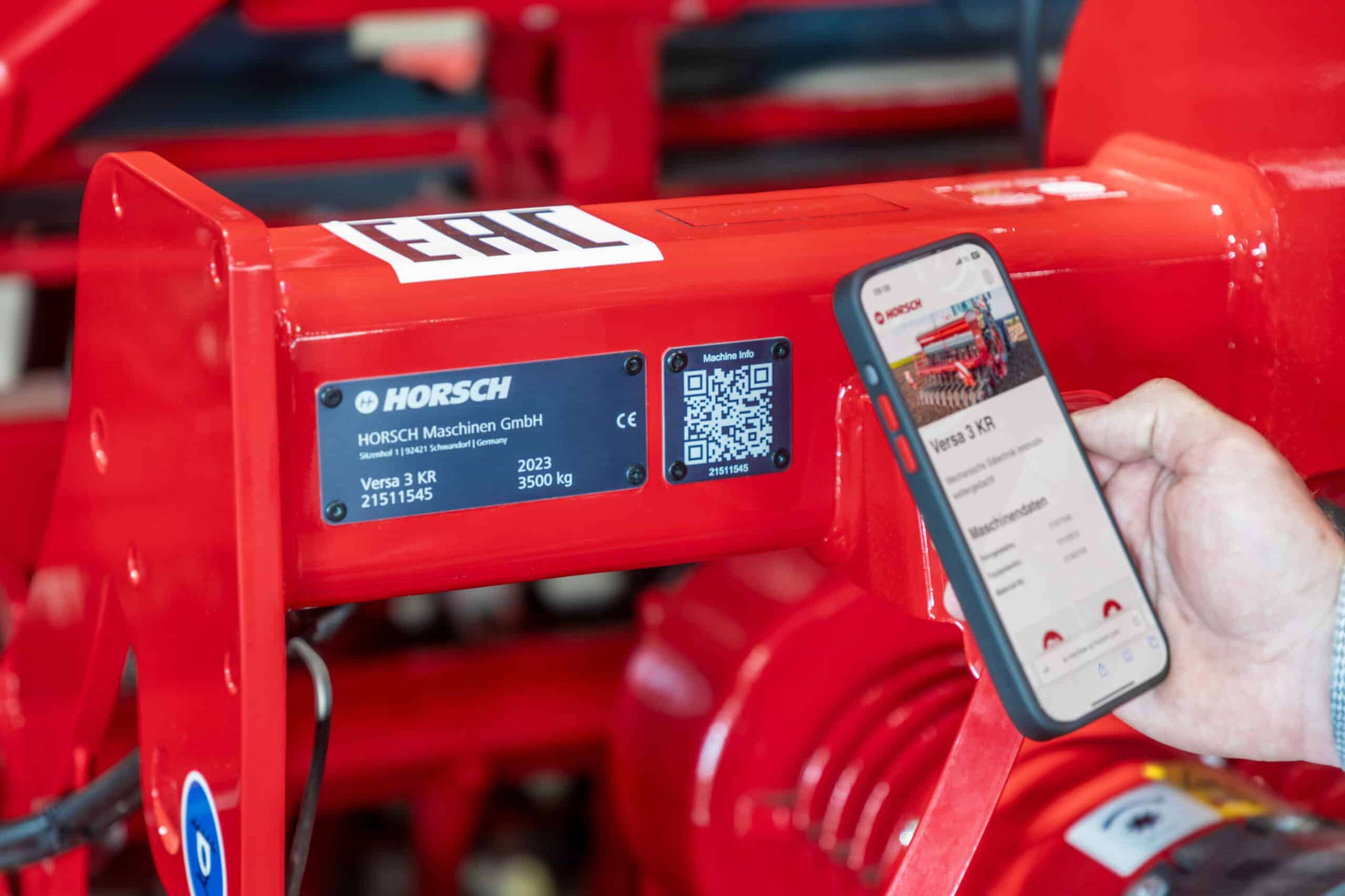 Horsch setzt auf QR-Code | Bauernzeitung