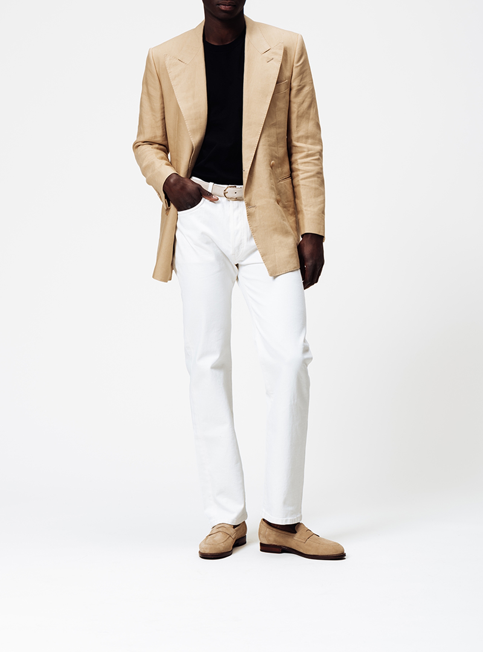 The Penny Loafer - Sand Suede - Unlined | MORJAS