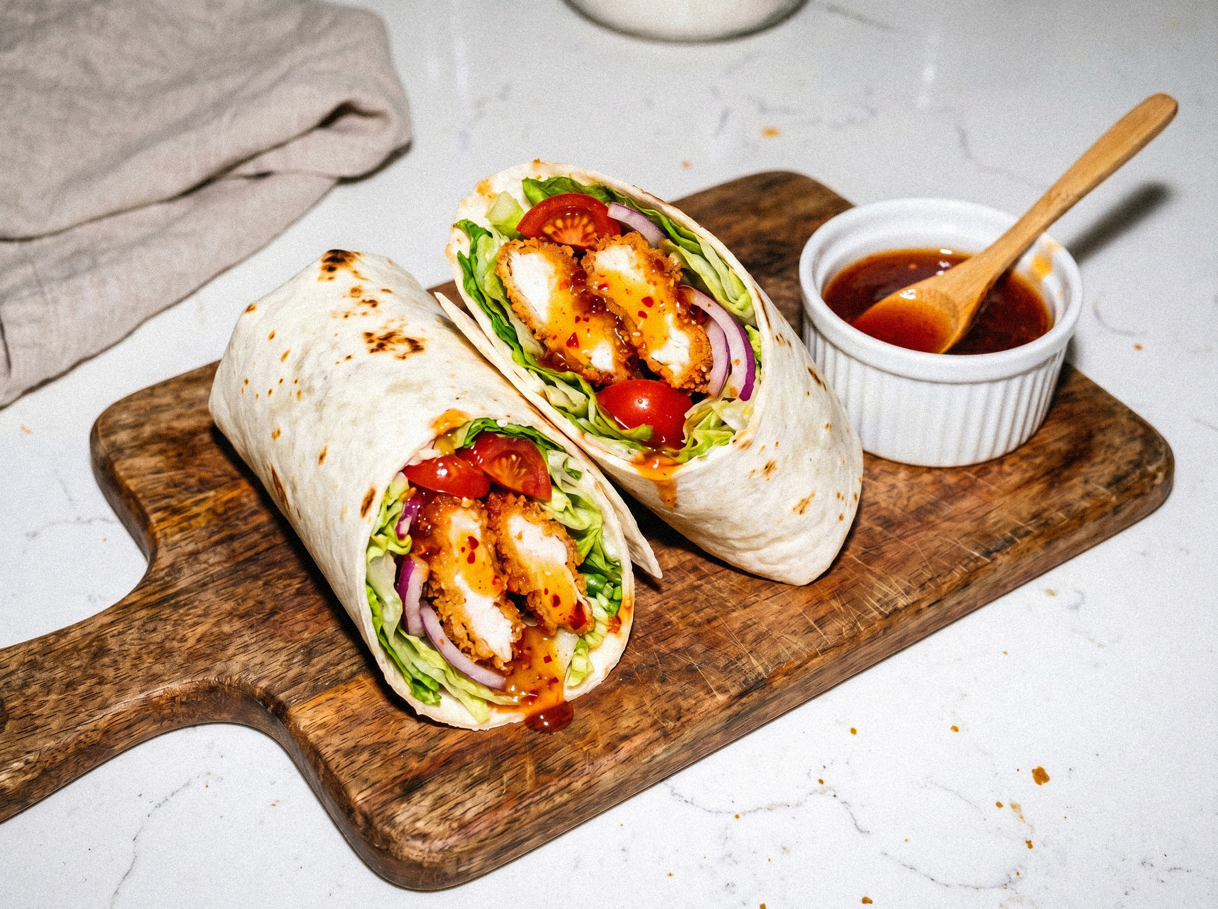 ALDIfy - Hot Honey Chicken Wrap Recipe