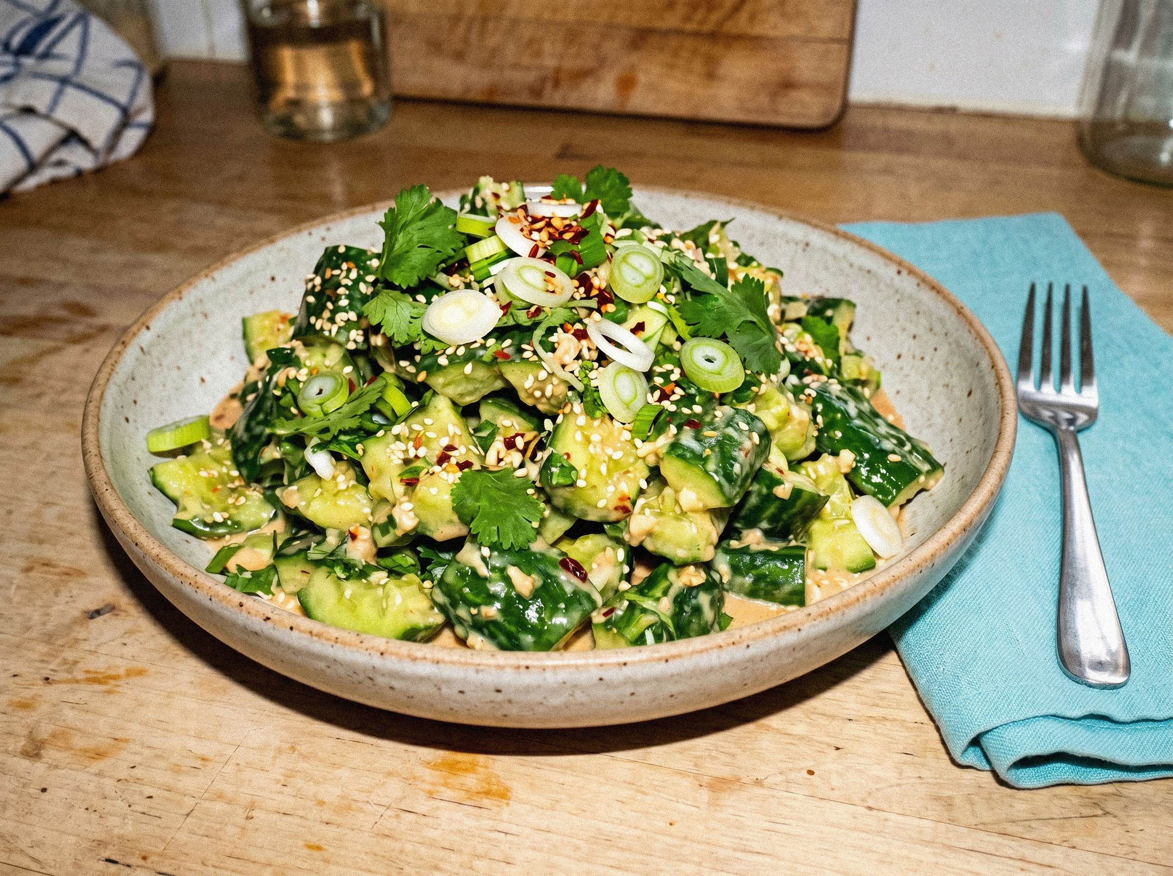 ALDIfy - Cucumber Sesame Salad Recipe