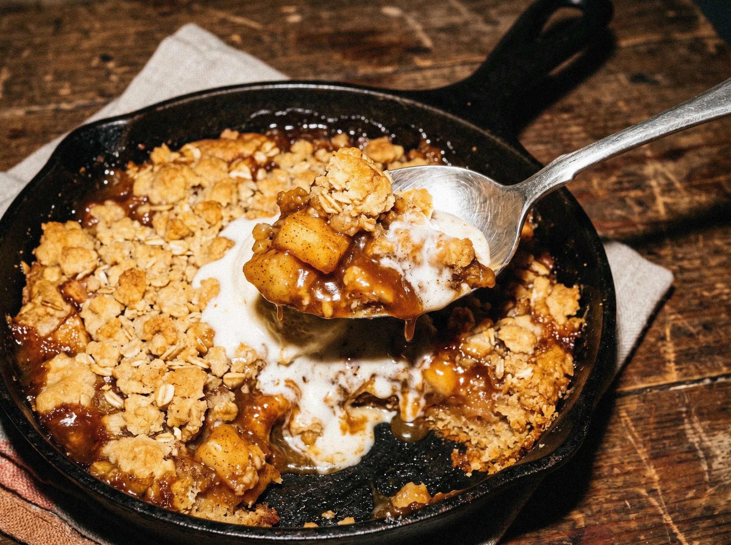 ALDIfy - Apple Crumble Skillet Cookie Recipe