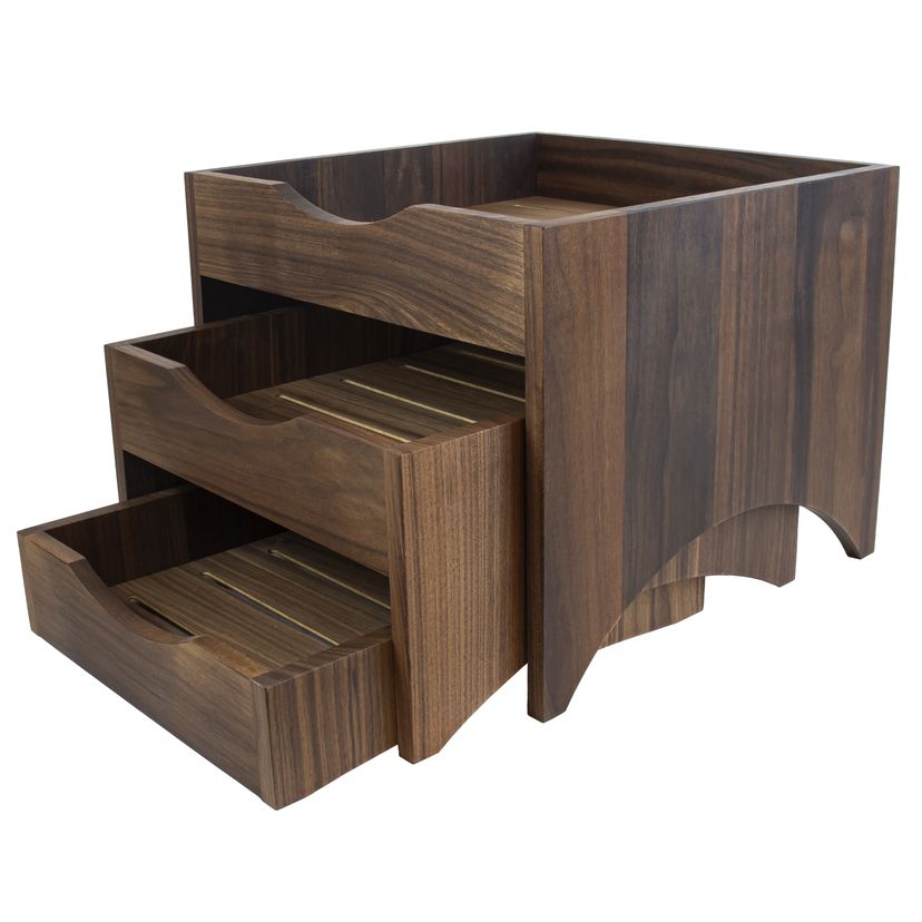 NEW - 3 Tray Display Stand, Walnut - Select Concept Sweden