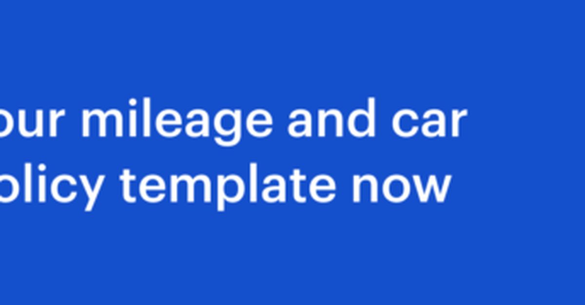 How to write a comprehensive car allowance policy | Perk