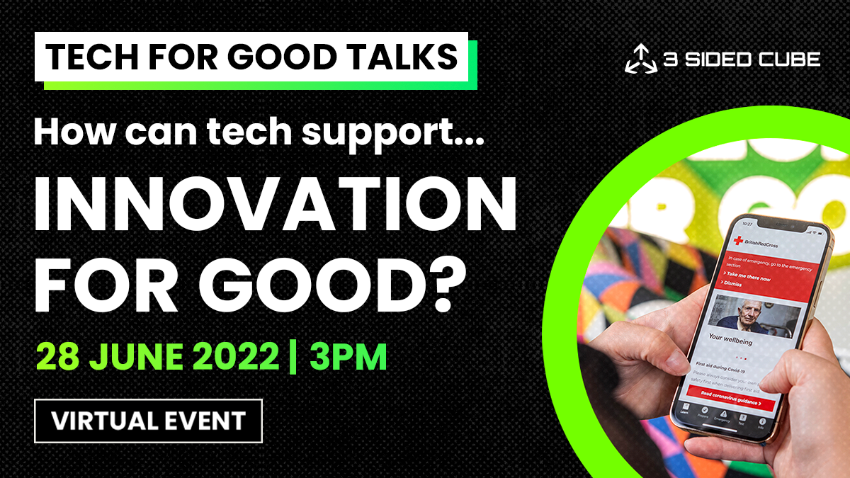 Tech For Good Talks: Innovation For Good