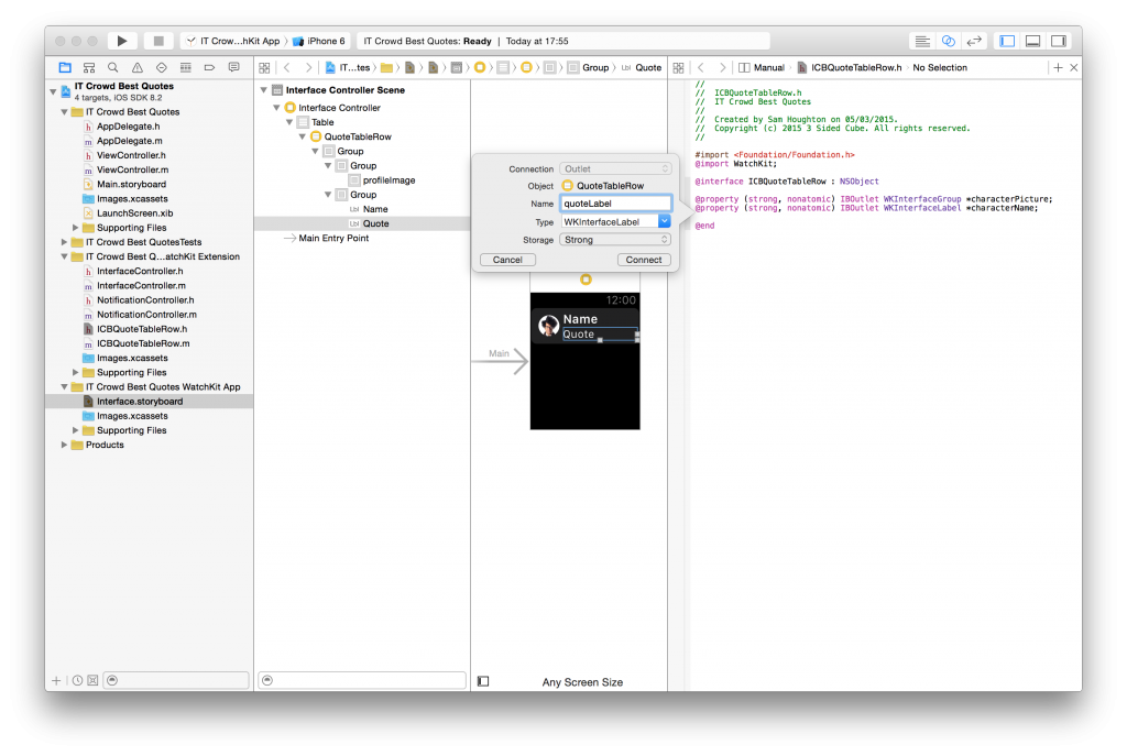 WatchKit Table Views - A Beginner's Guide