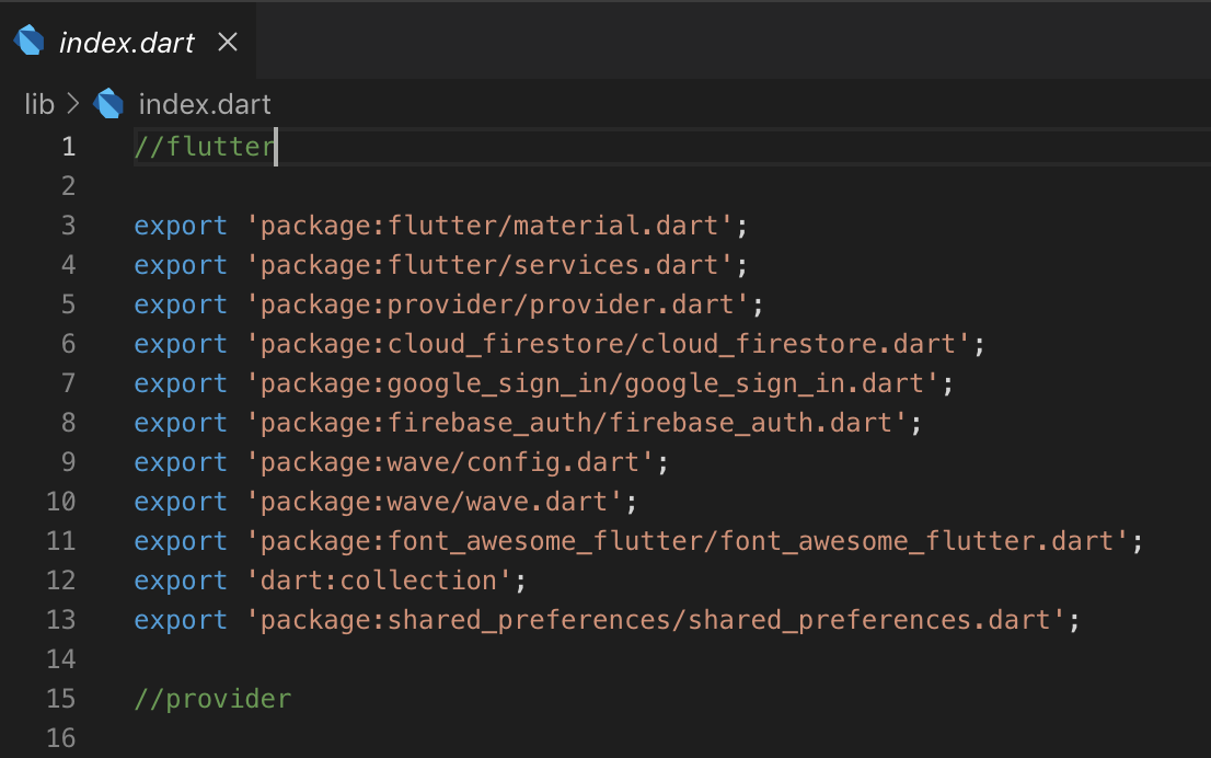 Scalable app structure in Flutter