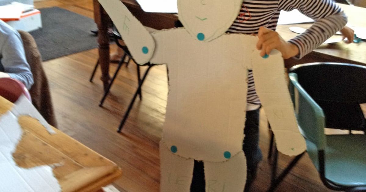 Makedo Design Challenge: Craft a 2D Human | Makedo Resource Hub