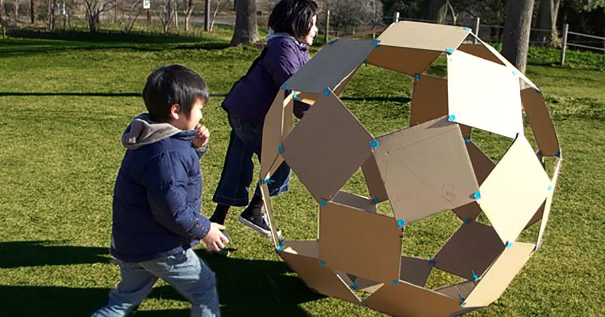 Makedo Step-by-Step Guide: How to Make a Cardboard Windball | Makedo ...