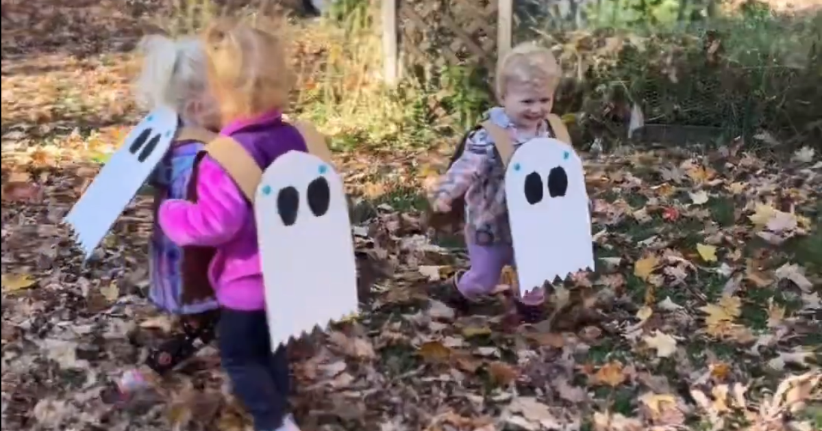 Supernaturally Cute DIY Cardboard Ghost Costume | Makedo Resource Hub