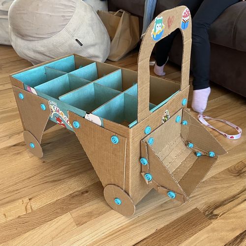 Cardboard Stroller For Squishies | Makedo Resource Hub