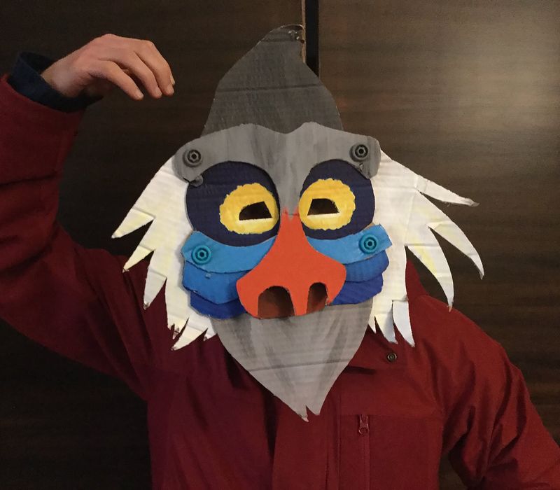 Wrap-Around Cardboard Mask | Makedo Resource Hub