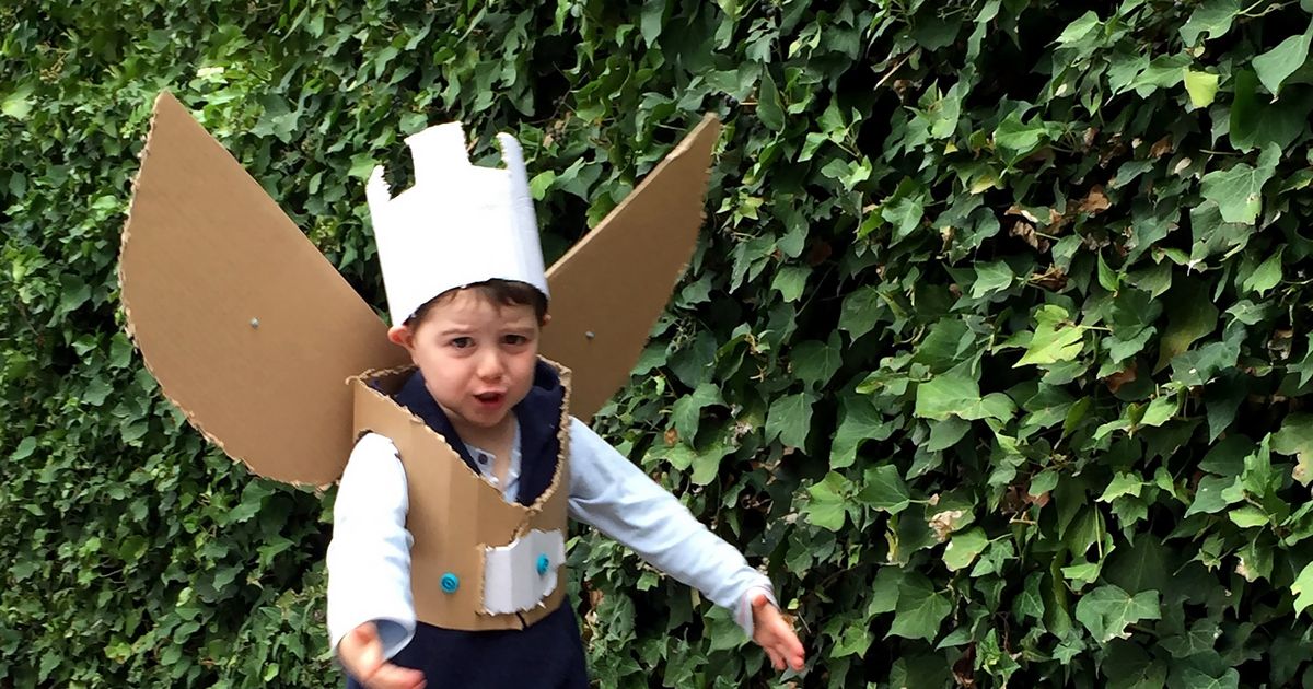 Winged Wayfarer Cardboard Costume | Makedo Resource Hub