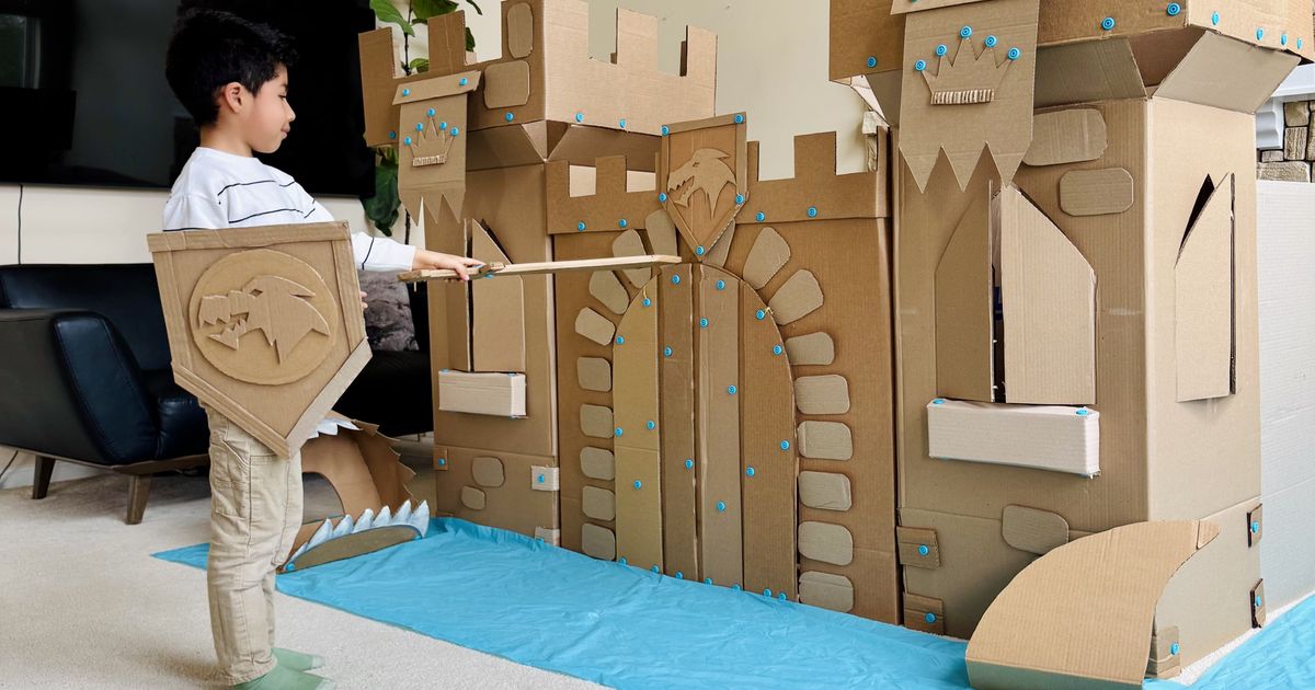 Epic Cardboard Makedo Castle | Makedo Resource Hub
