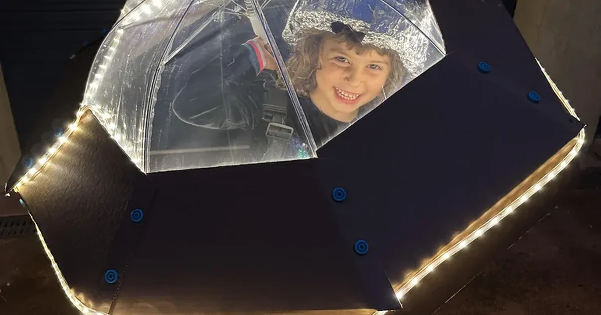 How to make a cardboard UFO Costume | Makedo Resource Hub