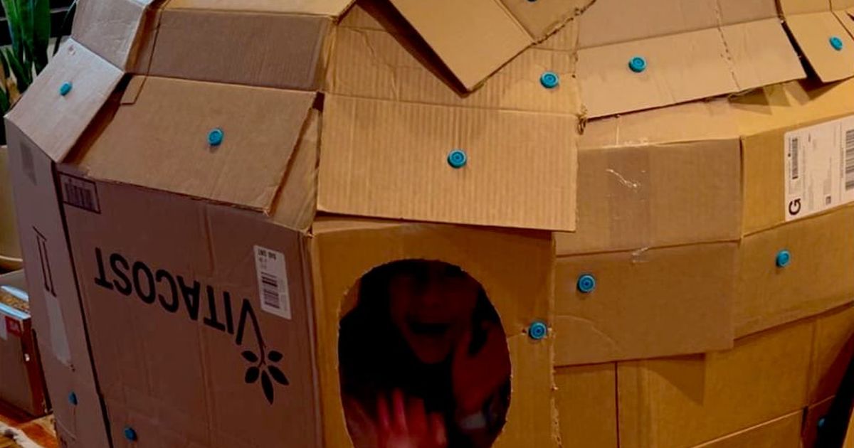 Family Sized Cardboard Igloo | Makedo Resource Hub