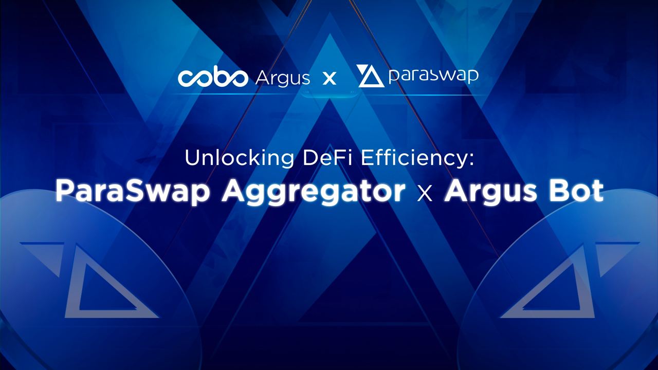 Cobo Partners with ParaSwap to Enhance Digital Asset Mgmt