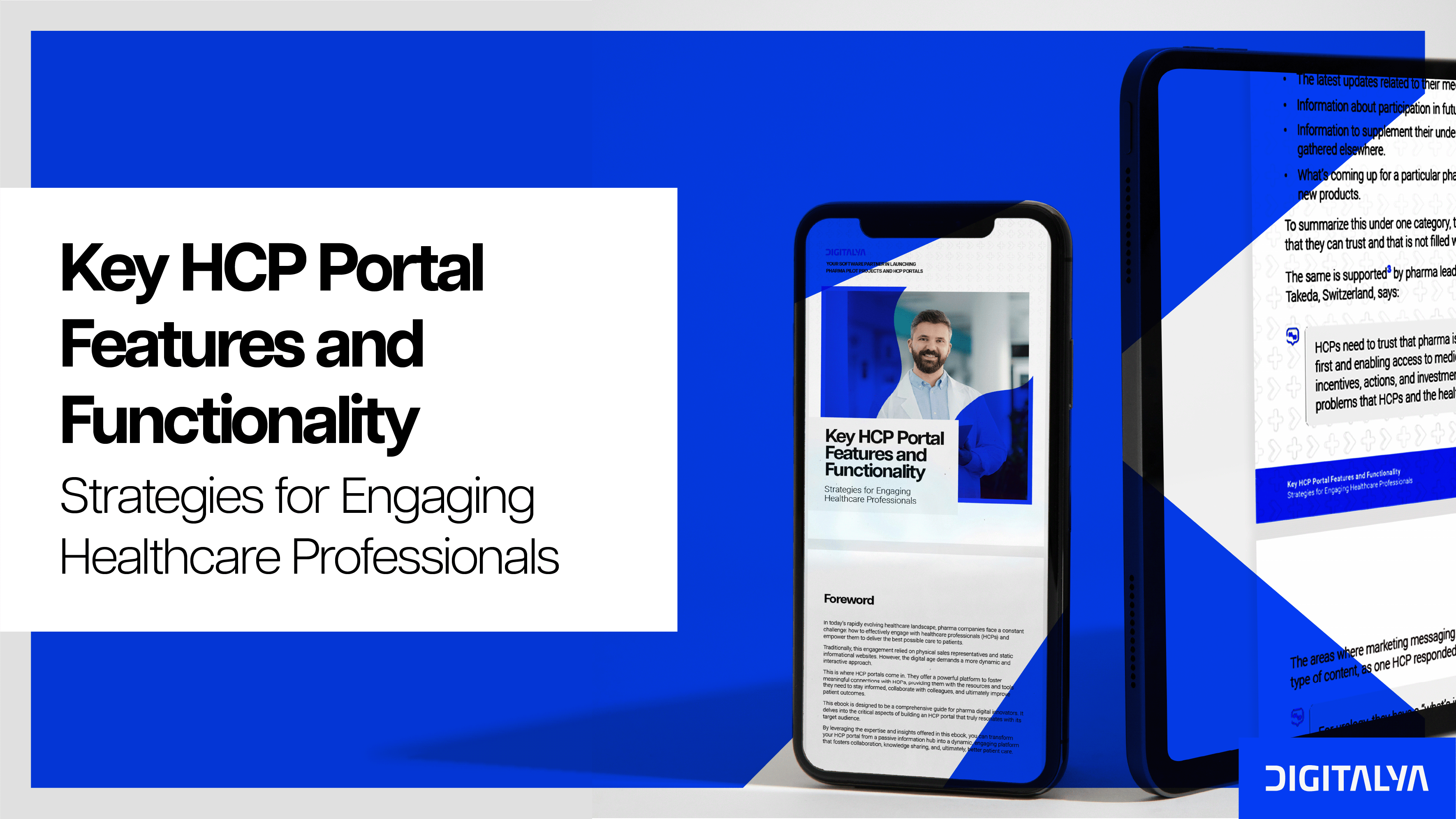 Key HCP Portal features and functionality — how to engage HCPs | Digitalya