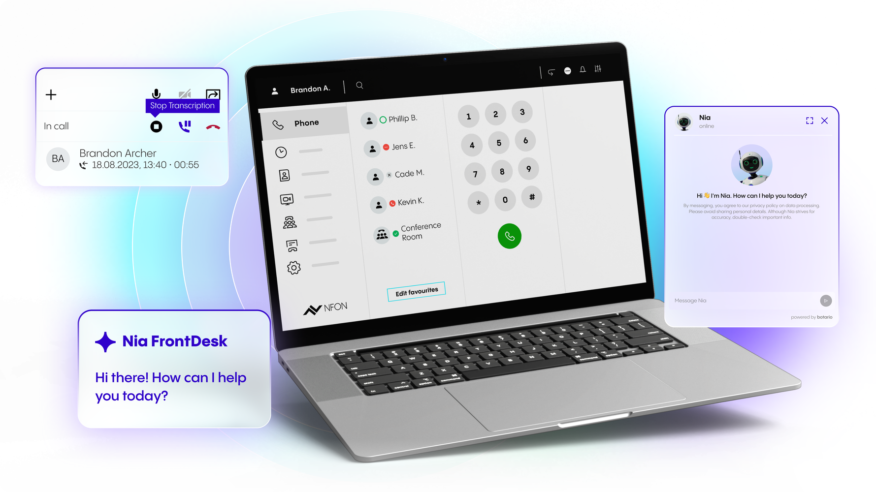 Cloudya: Das effiziente cloudbasierte Telefonsystem | NFON
