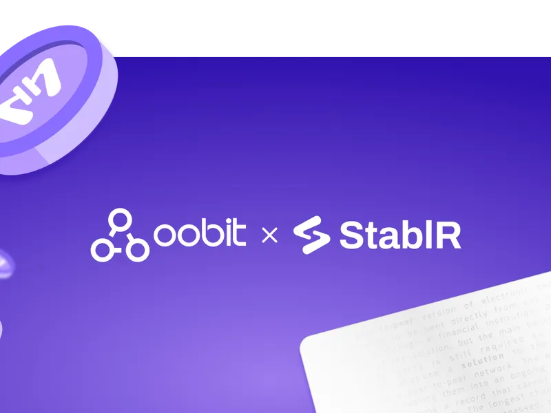 StablR and Oobit Partner to Power Crypto Payments in Europe