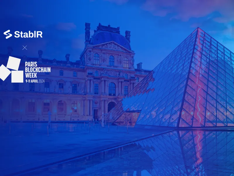 StablR’s CEO Gijs op de Weegh with Stablecoin Standard at the Paris ...